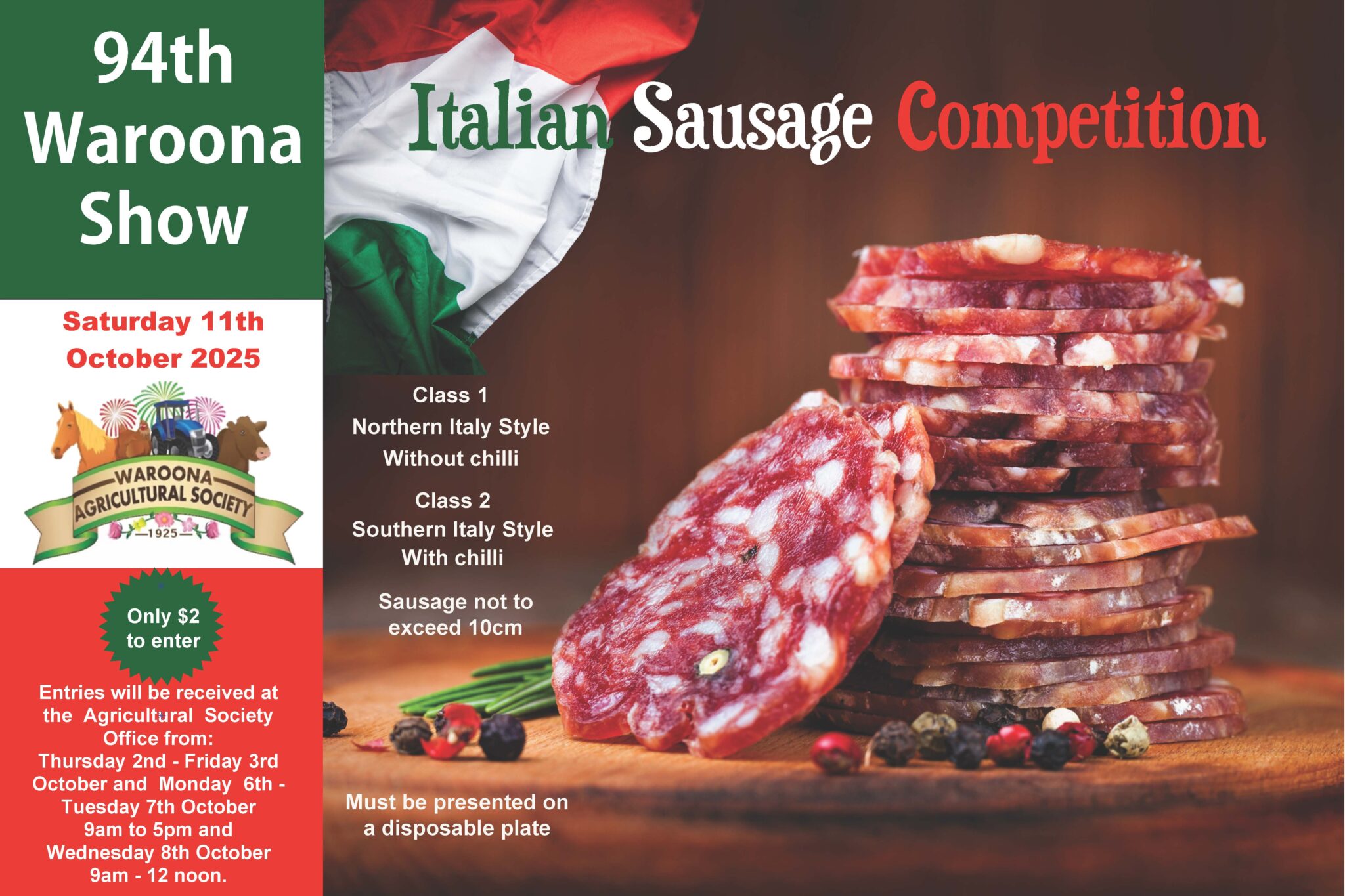 Exhibitor Information - Waroona Show